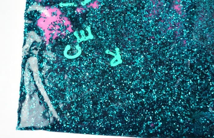 DIY Alphabet Gel Mat - Nerdy Mamma