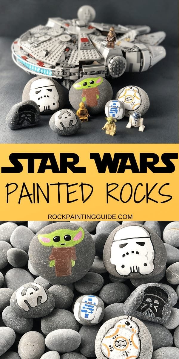 Cool Star Wars Painted Rock Crafts Kids Will Love!
