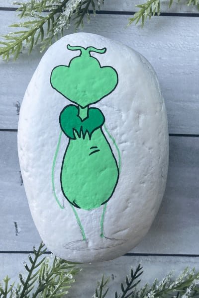 How To Make: Grinch Rock Painting Ideas For Christmas