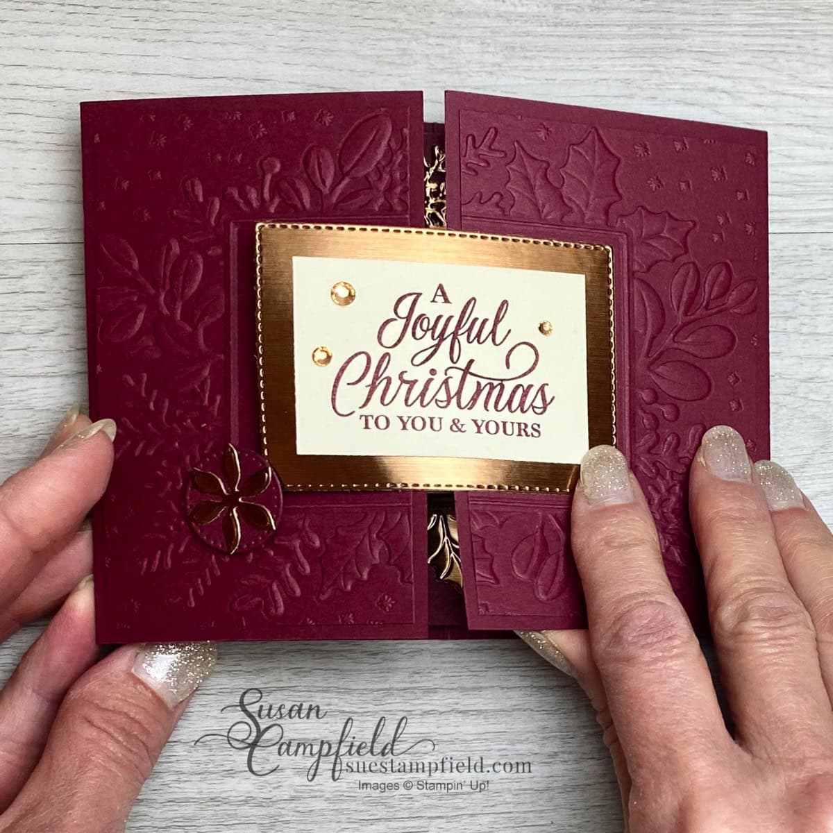 Horizontal Pop Out Bendy Card Tutorial Bundle - Suestampfield