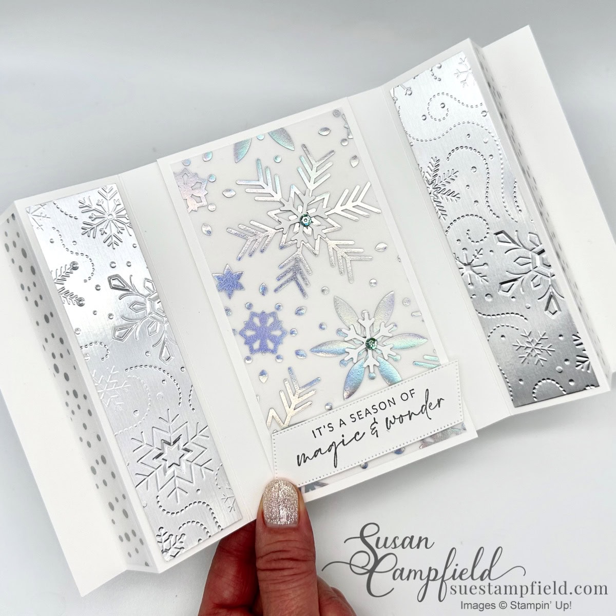 New Fun Fold: Meet the Curtain Call Card! - Suestampfield