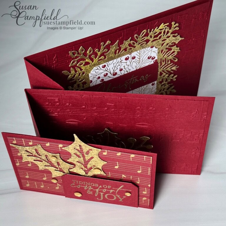 Five Amazing Cascading Pleats Fun Fold Cards! - Suestampfield