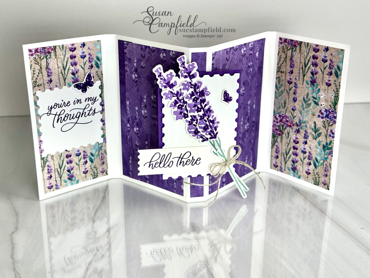 The Marvelous Fun Fold Card - Simply Marvelous! - Suestampfield