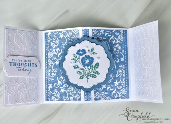 The Marvelous Fun Fold Card - Simply Marvelous! - Suestampfield