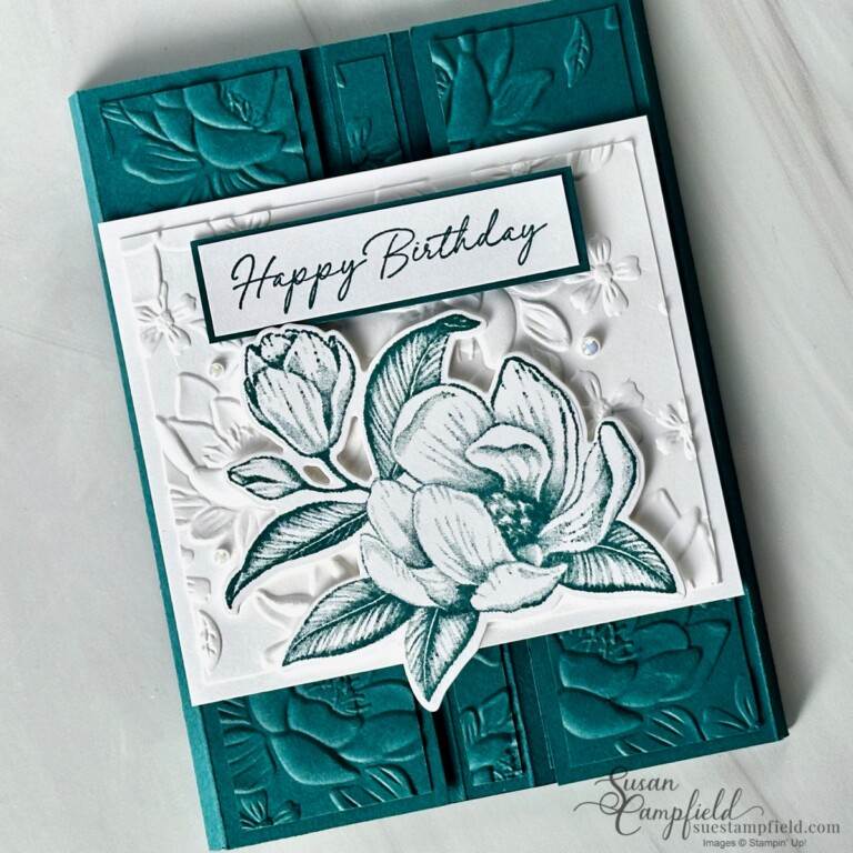 Majestic Fun Fold Card Tutorial - Suestampfield