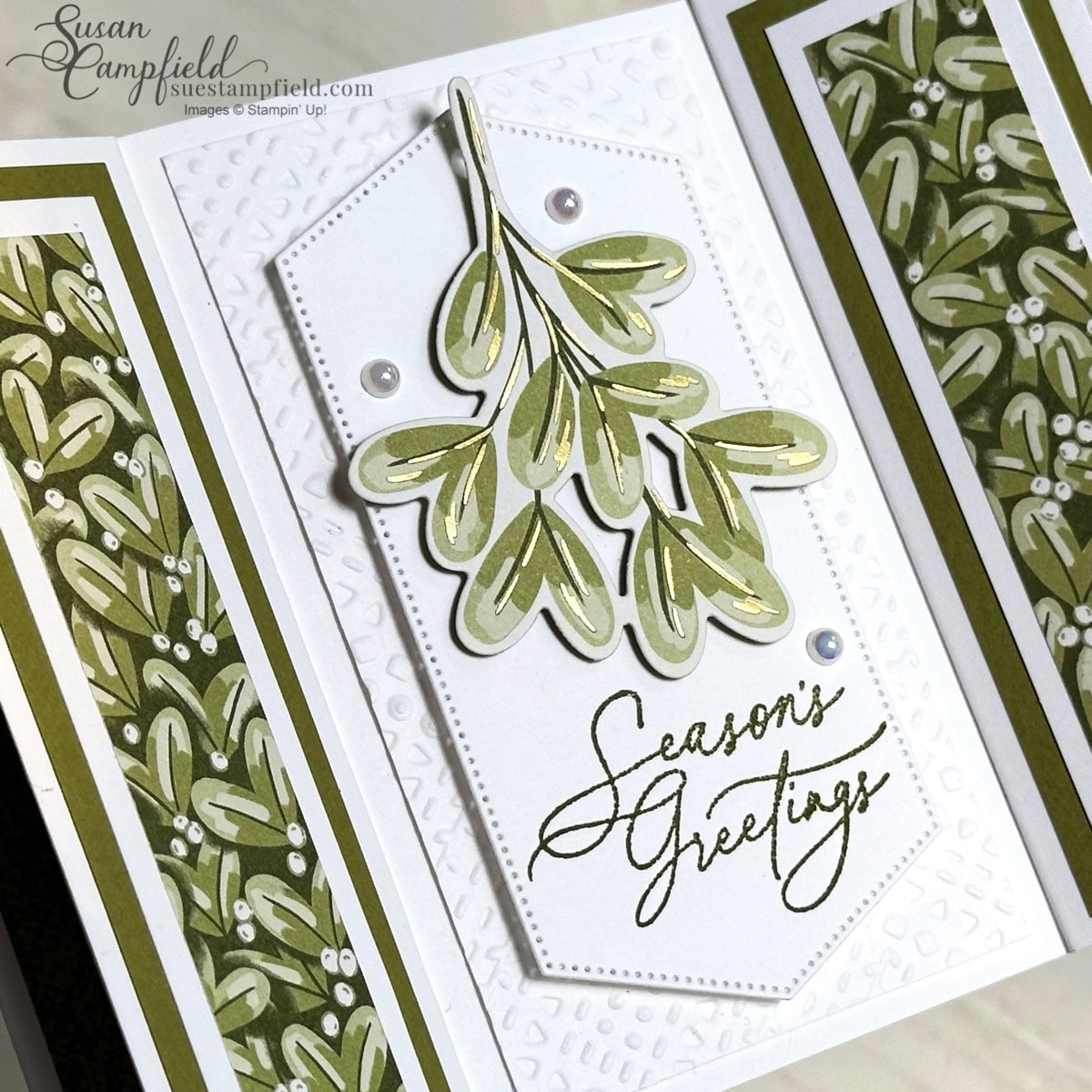 Double Arrowhead Fun Fold Cards from July Crafternoon - Suestampfield