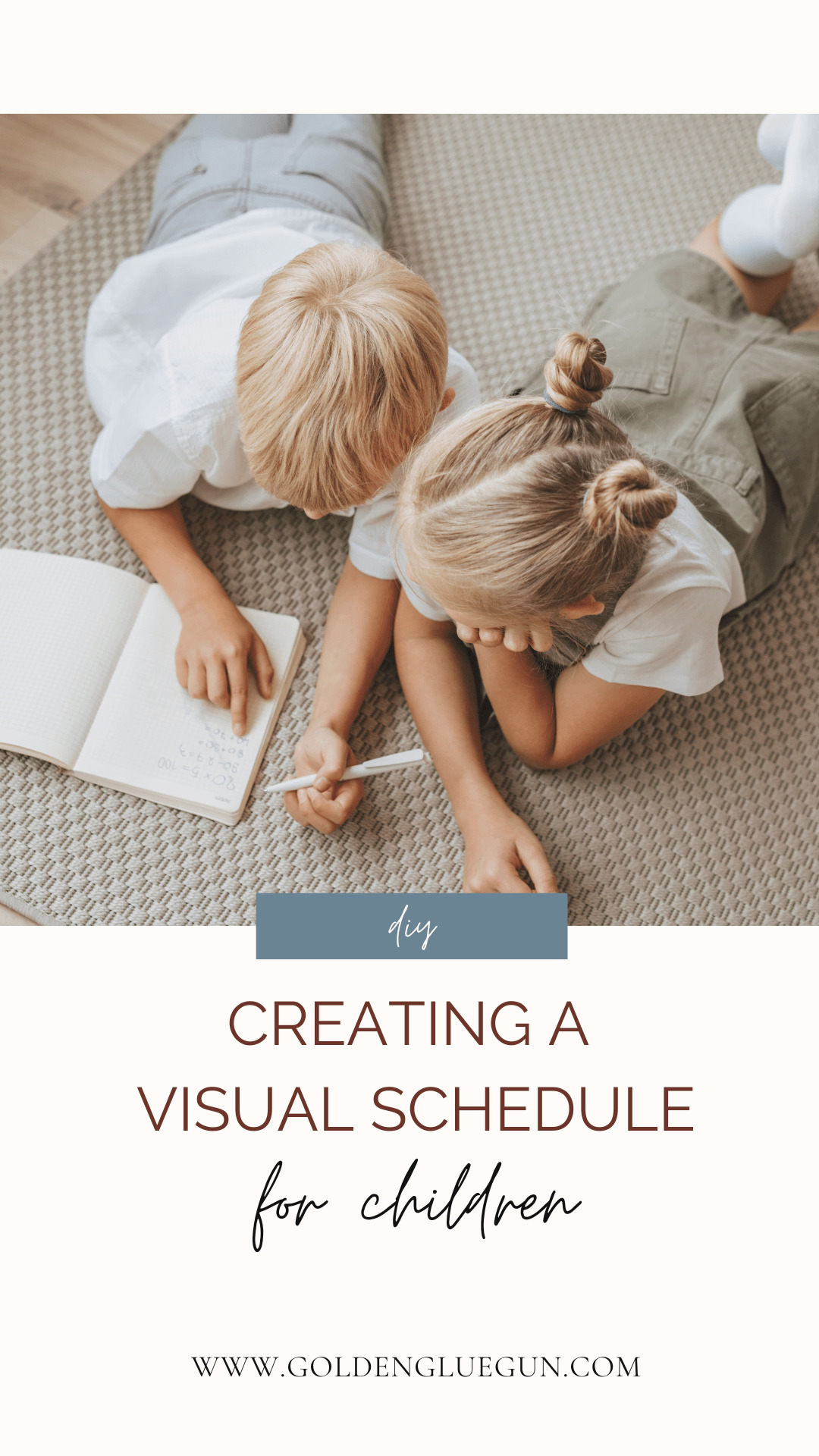 Creating a visual schedule for children - Golden Gluegun