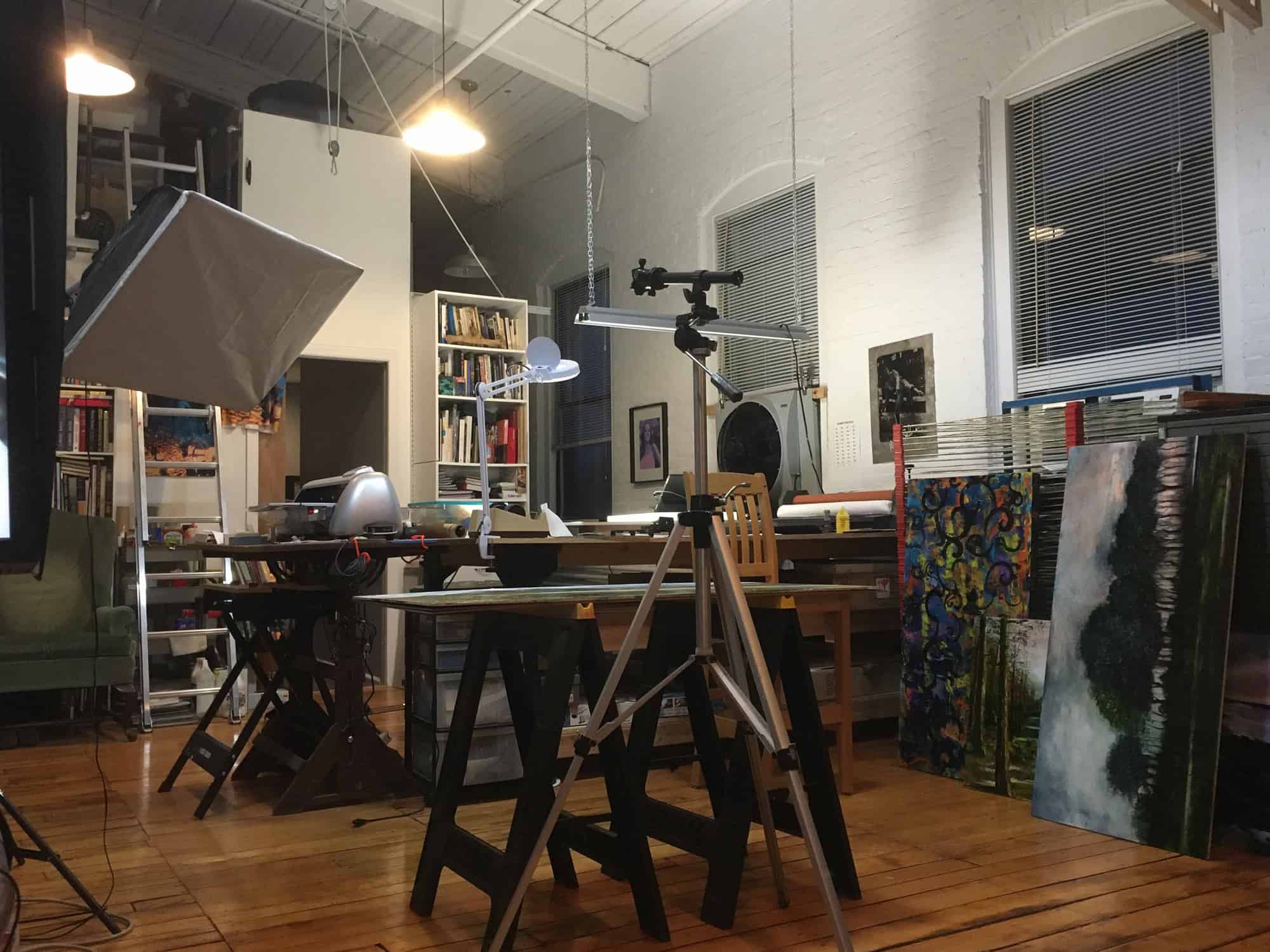 My Painting & Photography Studio – LaRivière Works