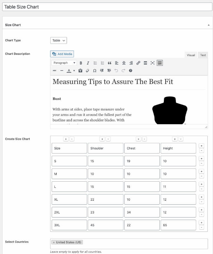 6 Best Paid & Free WooCommerce Size Chart Plugins