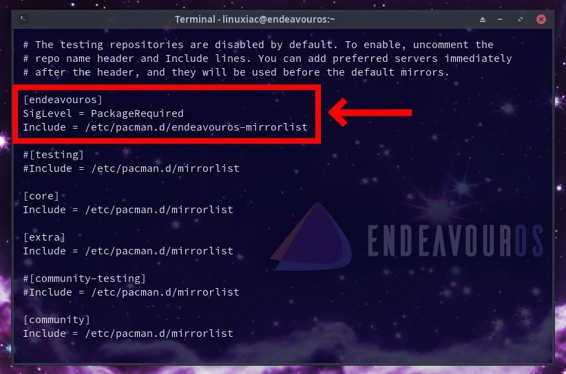 EndeavourOS Nova Released Primarily Addresses GRUB Issue
