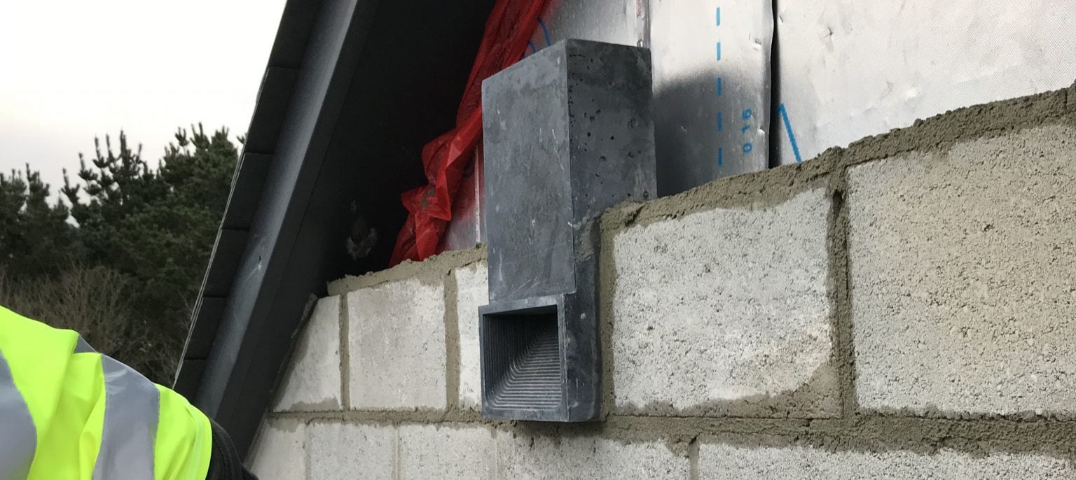 Bricks providing nesting site for solitary bees | UKGBC