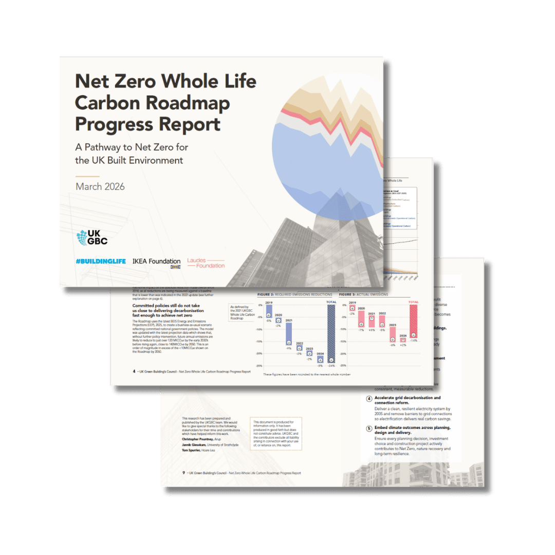 Whole Life Carbon Roadmap Progress Report 2025 | UKGBC
