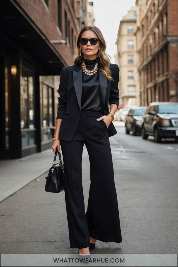 12 Elegant Black Outfits For Women To Look Sophisticated