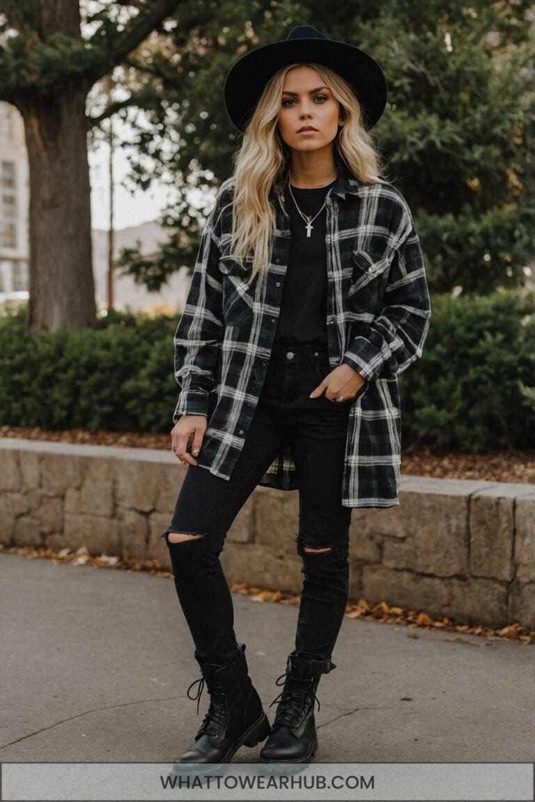 13 Rock-Inspired Black Outfits For Women Who Love Music And Fashion
