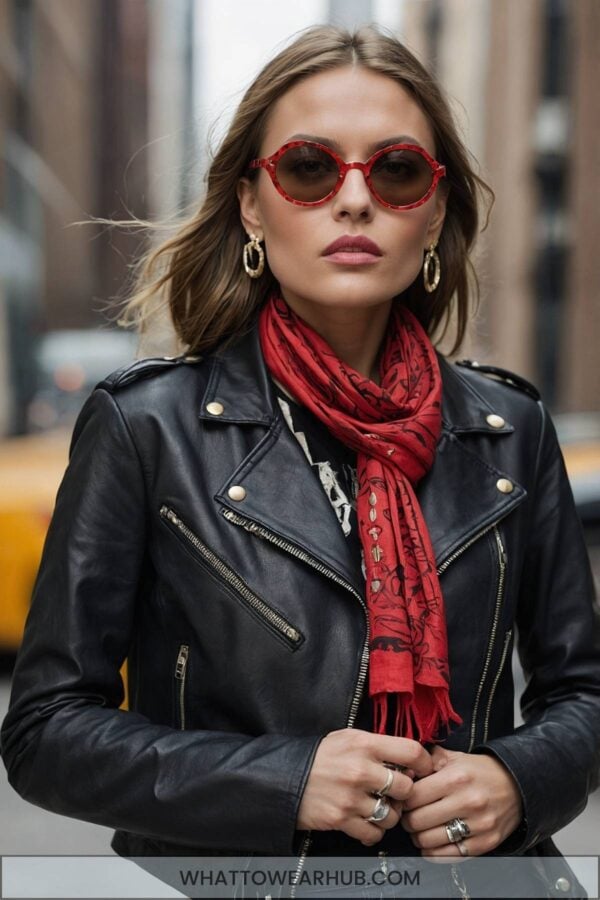 10 Cool Black Leather Jacket Outfits For Women With An Edge
