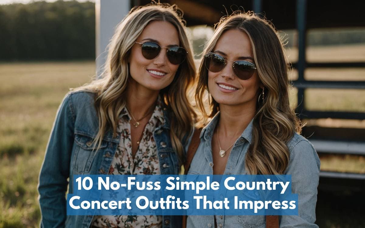 10 No-Fuss Simple Country Concert Outfits That Impress