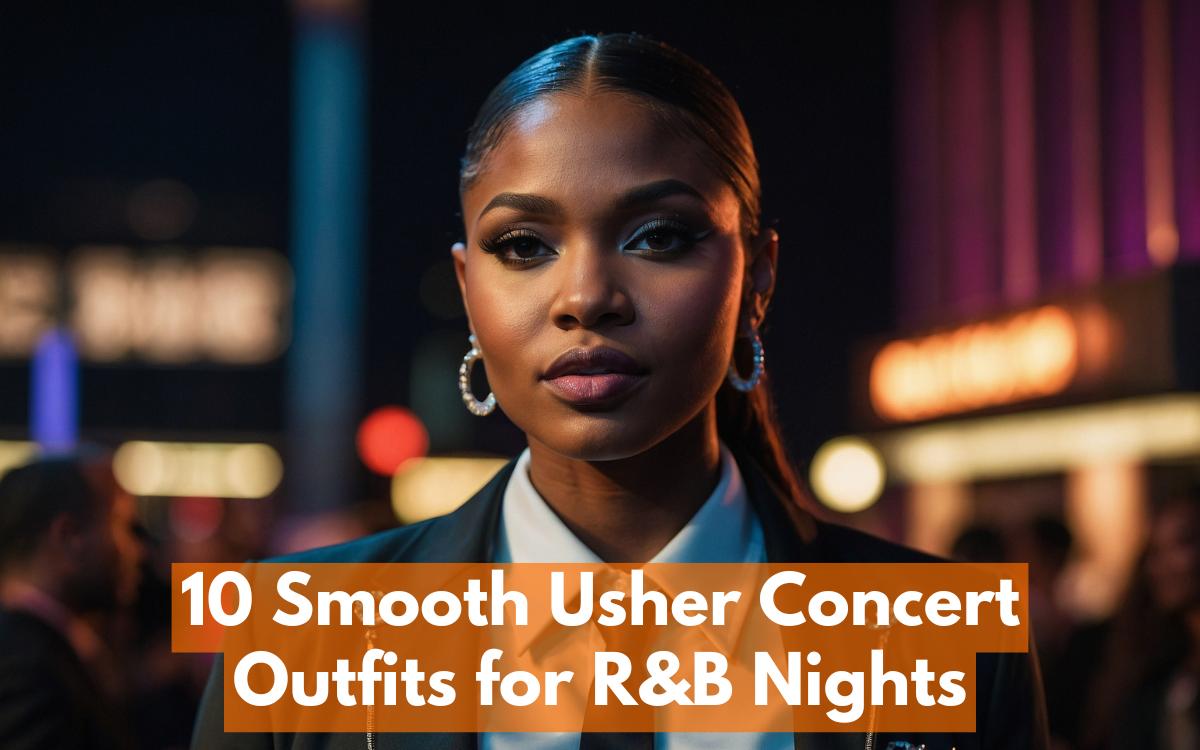 10 Smooth Usher Concert Outfits For R&B Nights