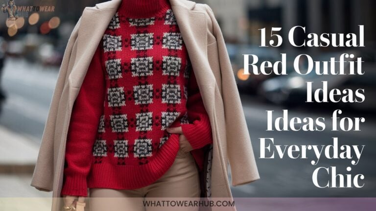 20 Stylish Red Outfit Ideas For Women