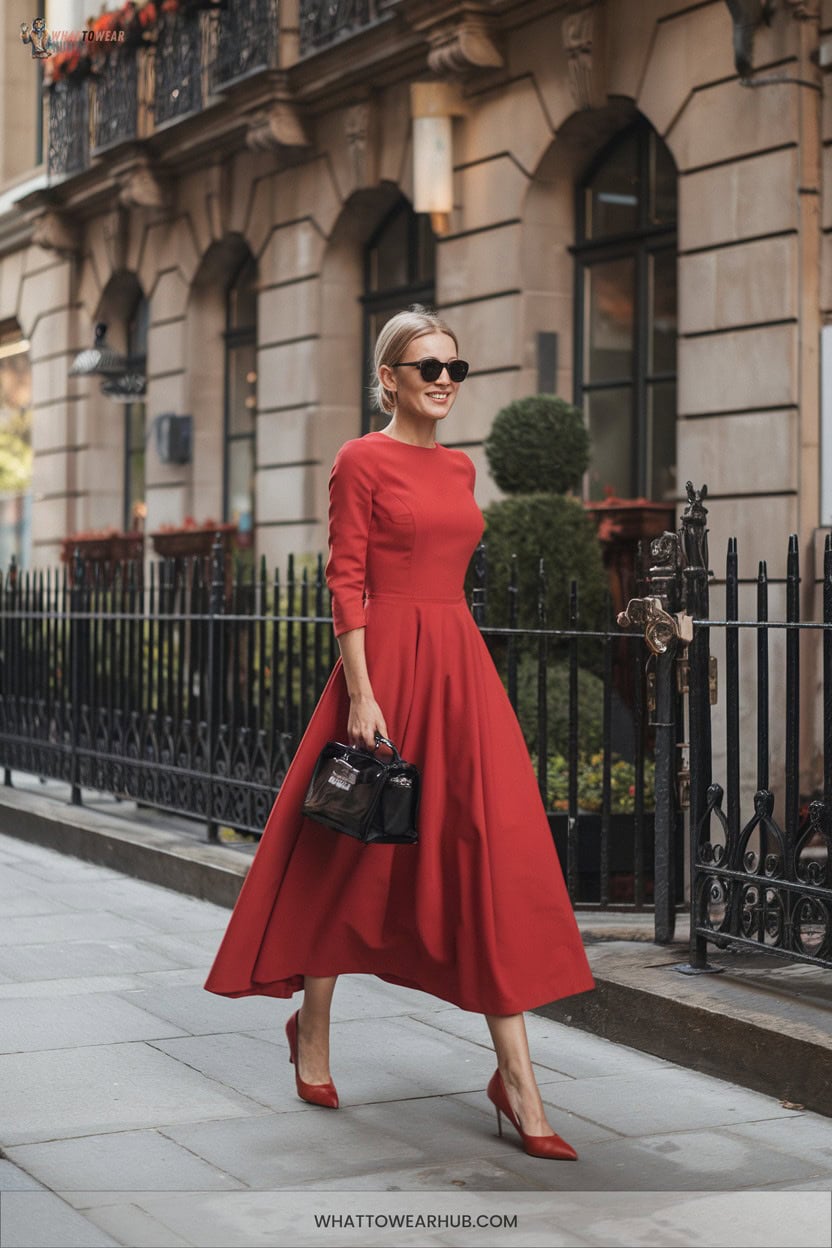 15 Elegant Red Outfit Ideas For Special Events