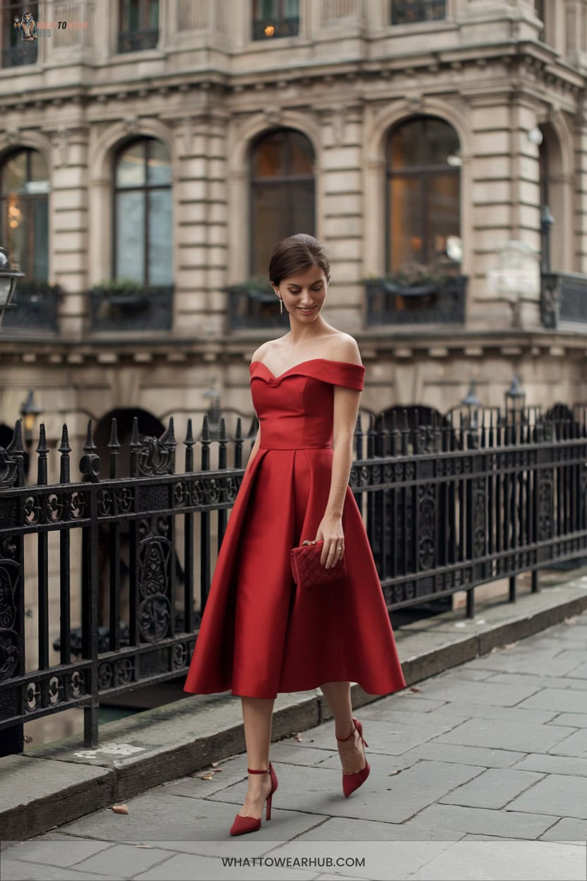 15 Elegant Red Outfit Ideas For Special Events