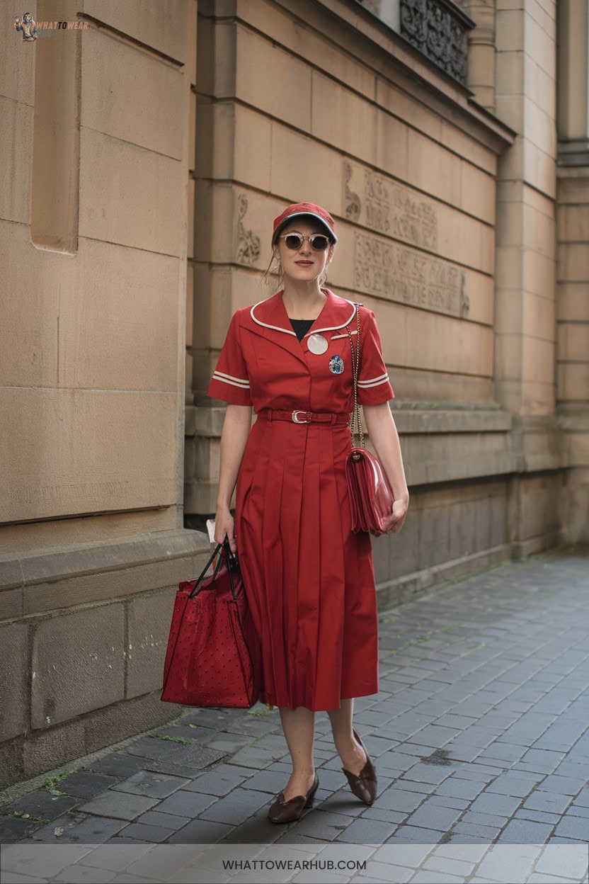 8 Unique Red Uniform Outfit Ideas