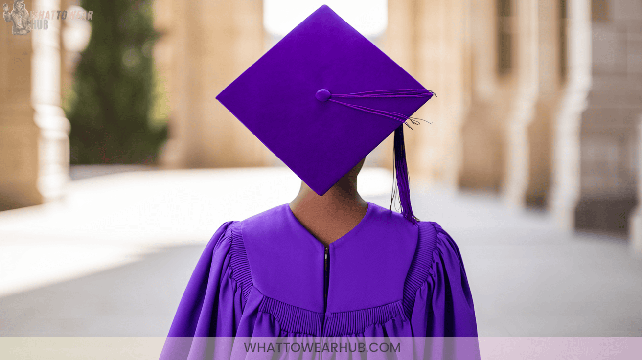 22 Stunning Graduation Outfit Ideas Purple Cap And Gown Combinations