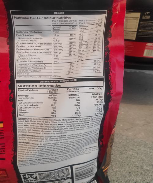 Mutant Mass Gainer Review - Sharing My Experience (Did It Help?)