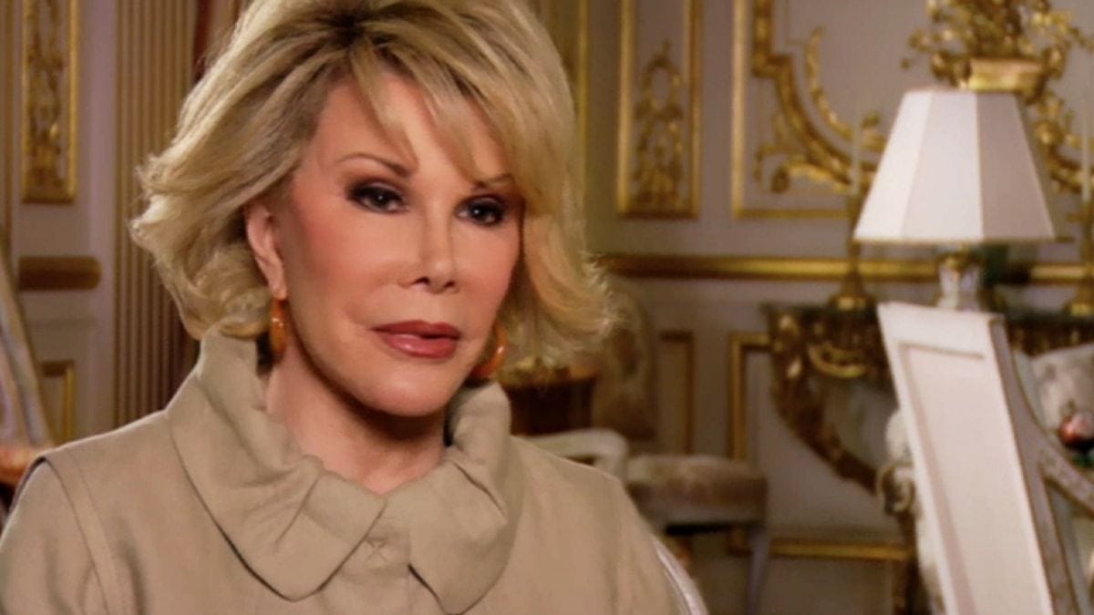 A Movie a Day, Day 27: Annie Sundberg and Ricki Stern’s Joan Rivers: A ...