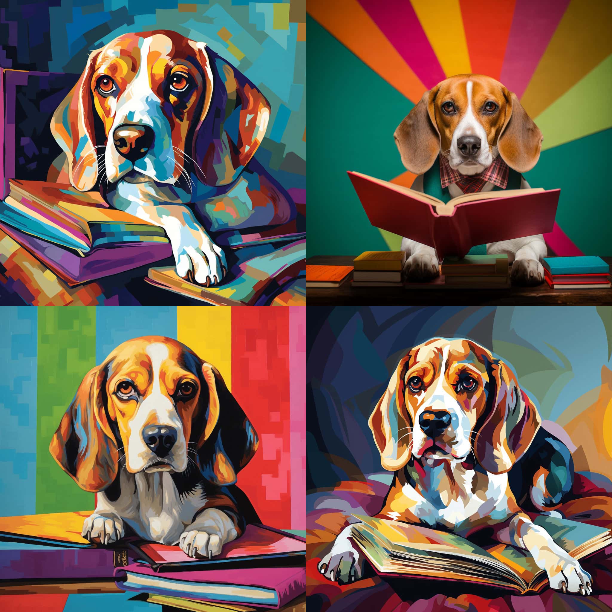 Art Inspirations and Styles in Triadic Color Scheme