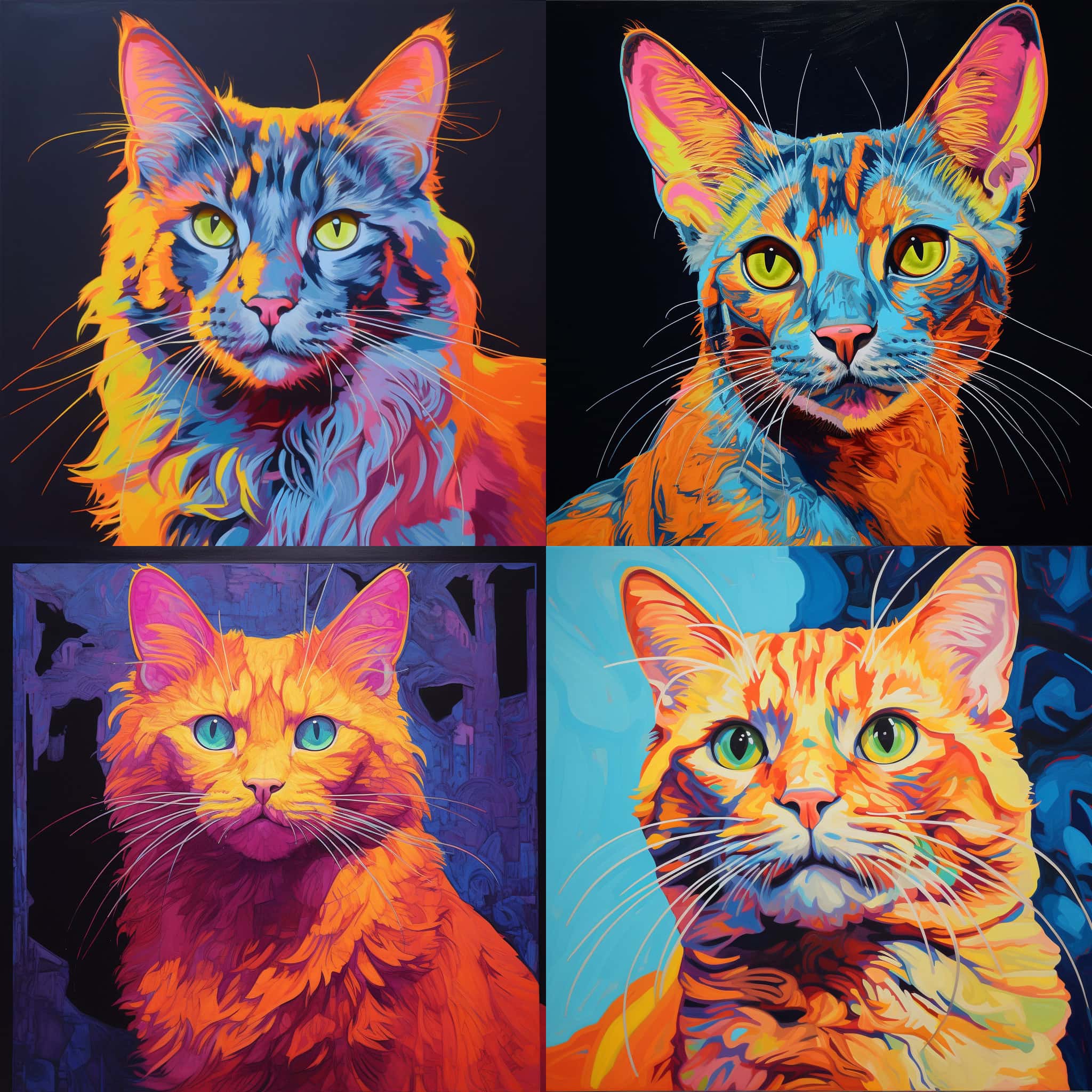 Art Inspirations and Styles in Analogous Color Scheme