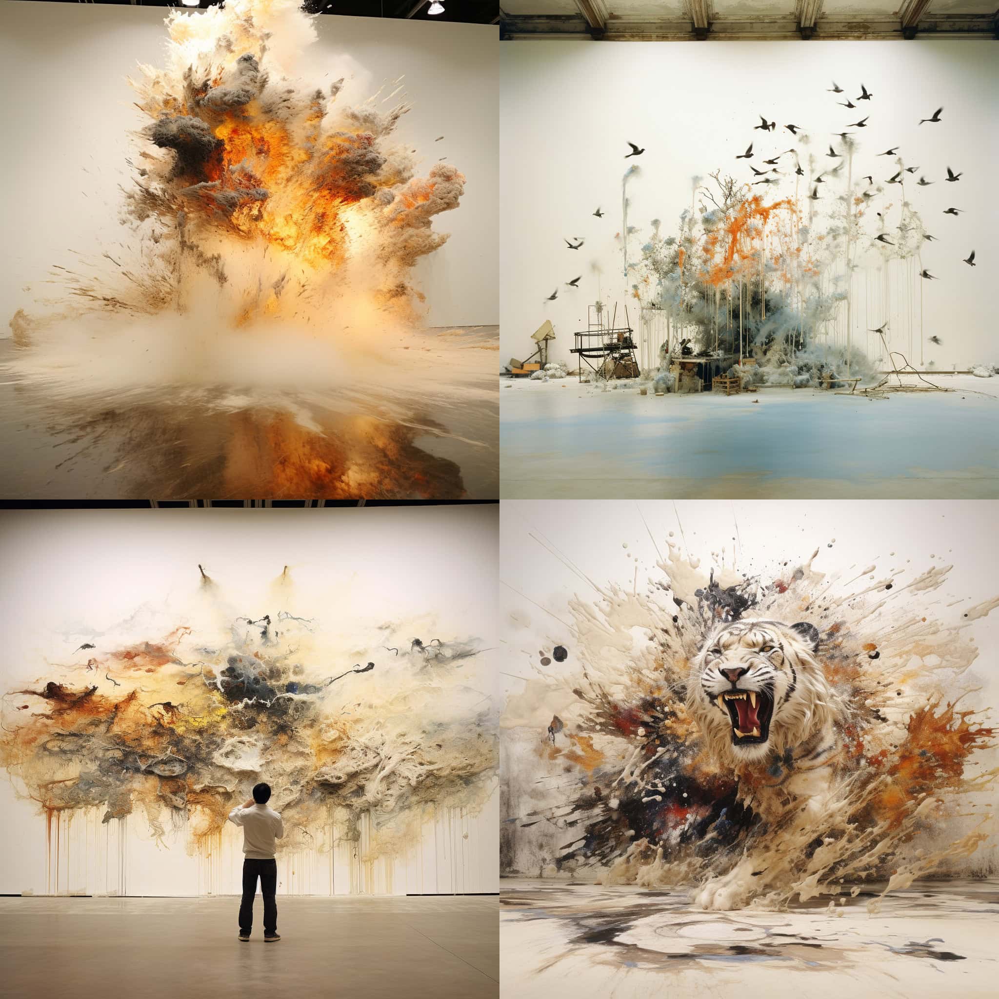 Art Inspiration & Painting Styles by Cai Guo-Qiang