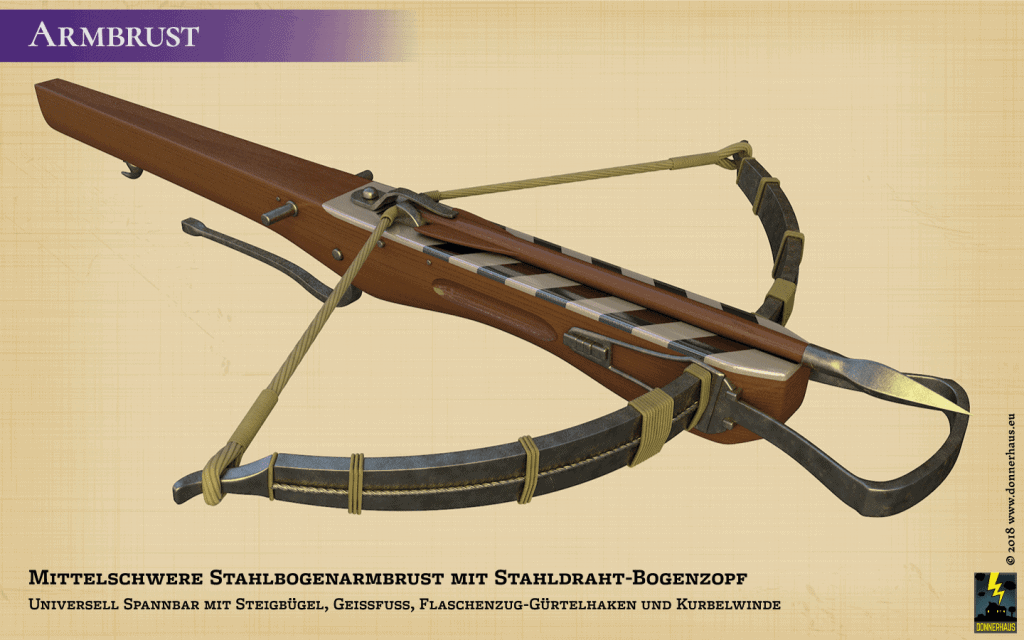 Waffenkunde: Die mittelalterliche Armbrust | Donnerhaus