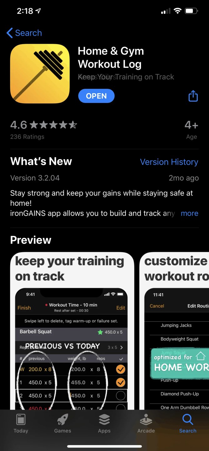 IronGAINS Fitness Tracking: Outstanding Workout App Review - The ...