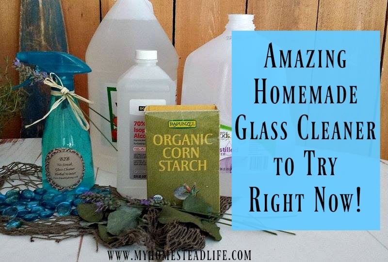 Amazing Homemade Glass Cleaner to Try! - My Homestead Life