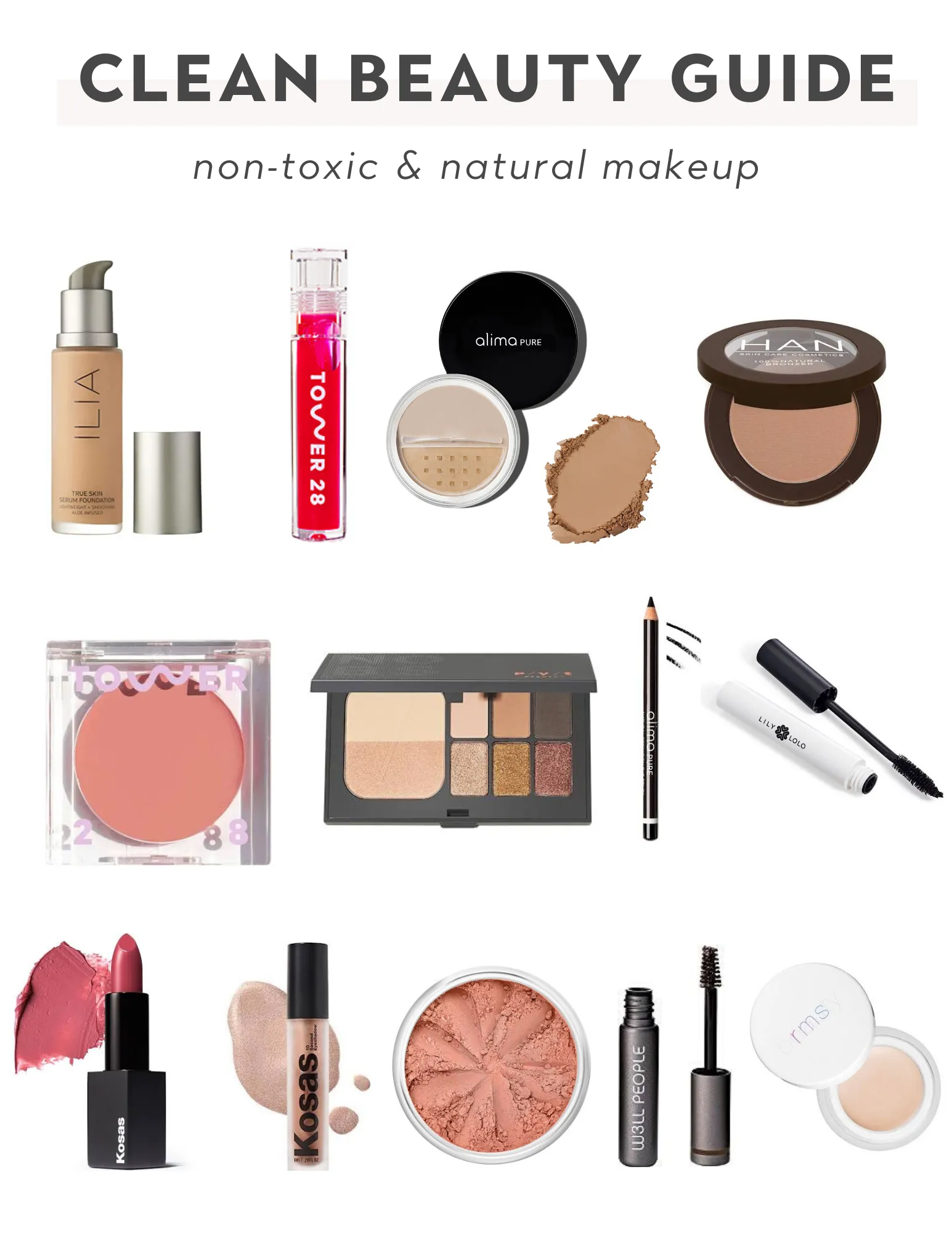 The Best Clean Beauty Makeup Products | The Healthy Consultant