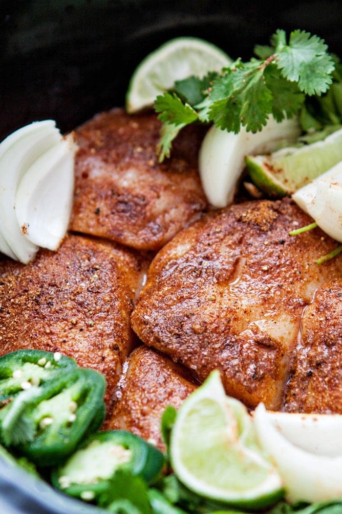 Crock Pot Mexican Chicken | Good Life Eats