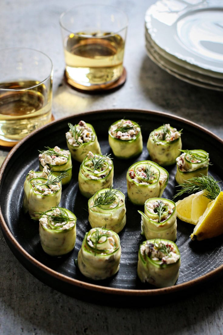 Cucumber Roll Ups (Easy Cucumber Appetizer Recipe) | Good Life Eats