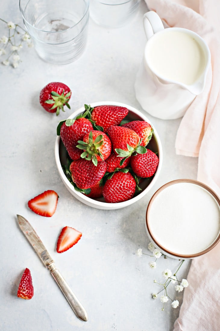 Simple Strawberries and Cream Recipe | Good Life Eats®