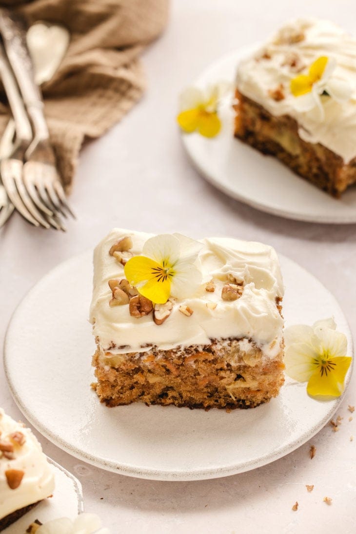 Easiest Pineapple Carrot Cake Ever | Good Life Eats