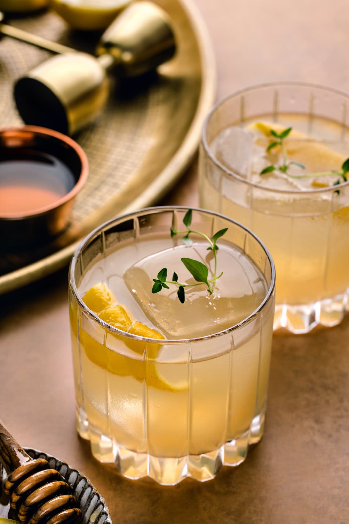 Bourbon Gold Rush Cocktail | Good Life Eats®