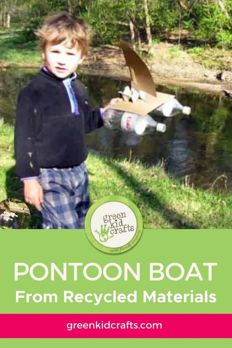Recycled Pontoon Boat - Green Kid Crafts