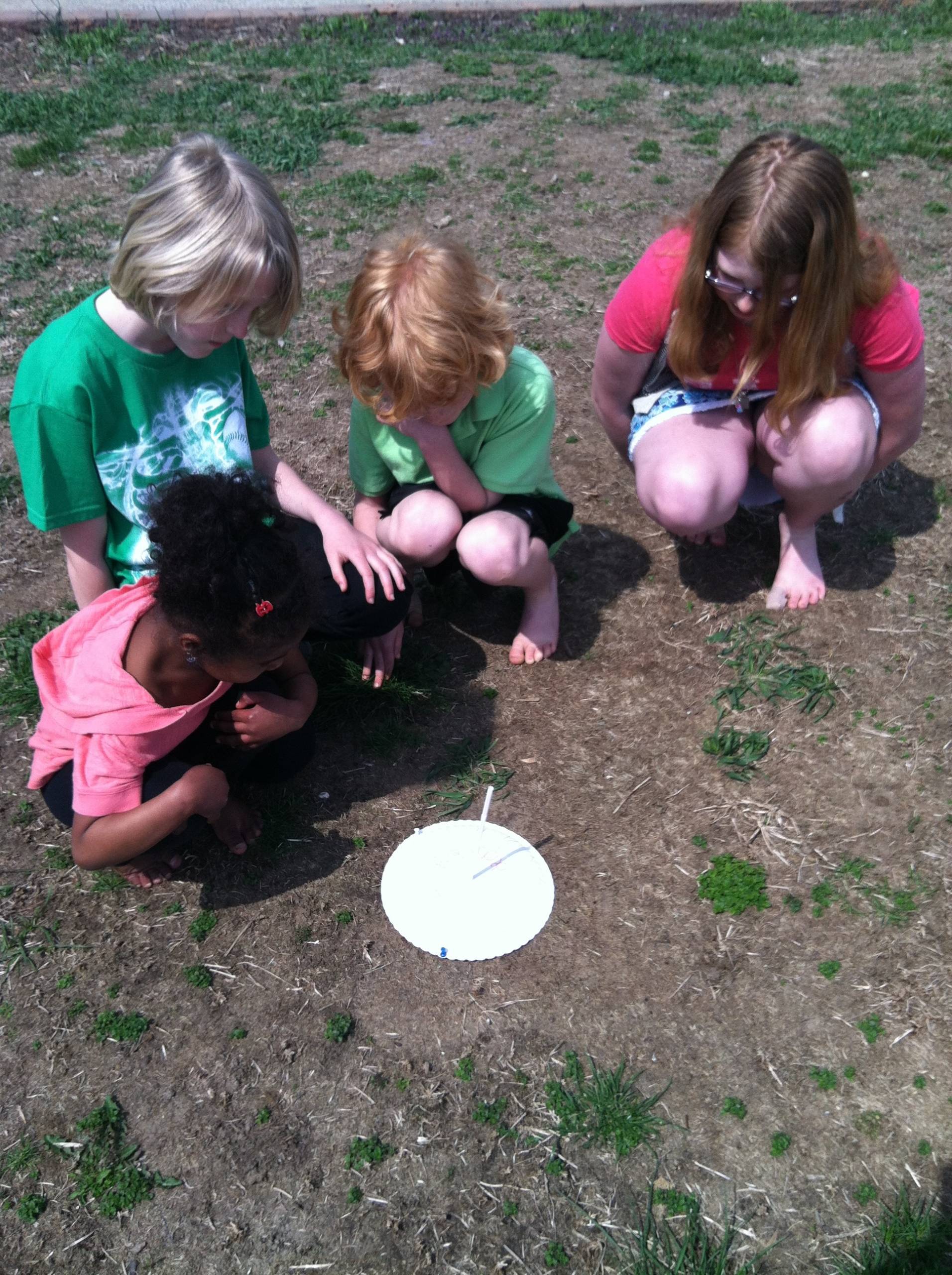 Paper Plate Sundial Craft- Green Kid Crafts