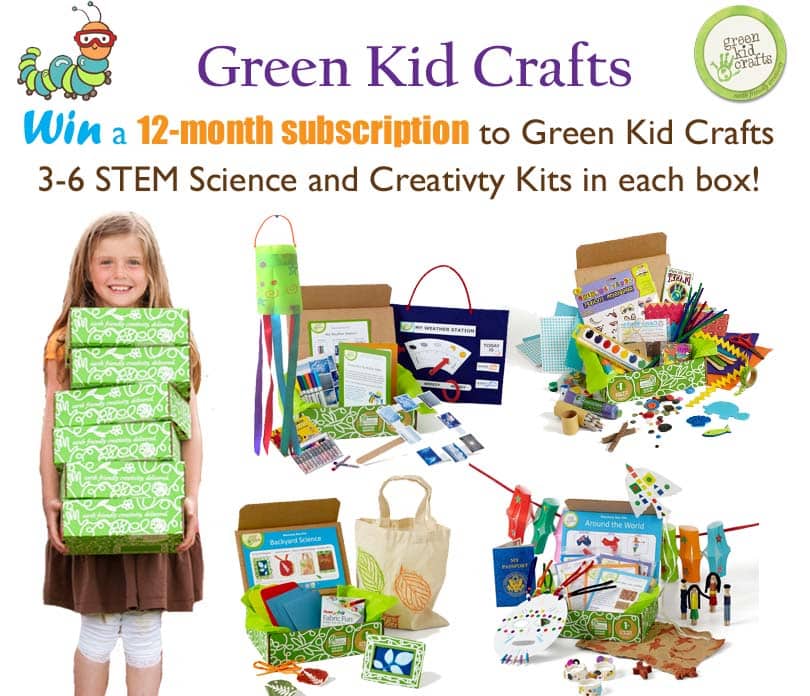 Green Kid Crafts 12-Month Subscription Giveaway - Green Kid Crafts