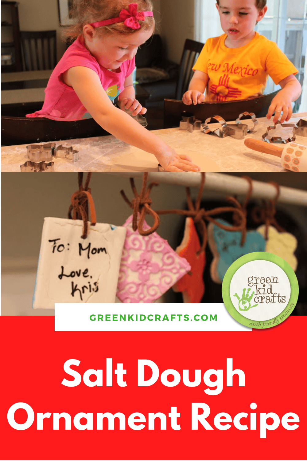 Best Salt Dough Ornament Recipe - Green Kid Crafts