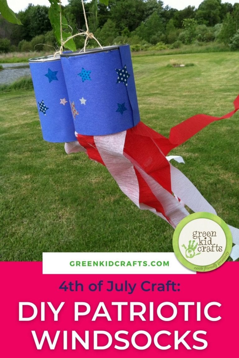 DIY Patriotic Windsocks - Green Kid Crafts