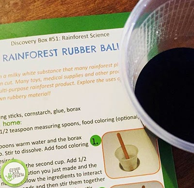 Box Feature: Rainforest Science - Green Kid Crafts
