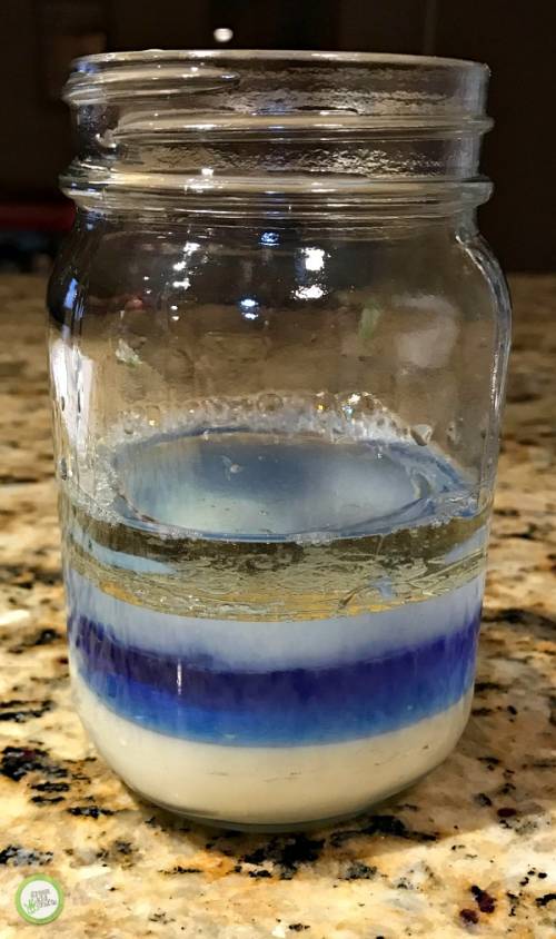 Layering Liquid Density Experiment | Green Kid Craft