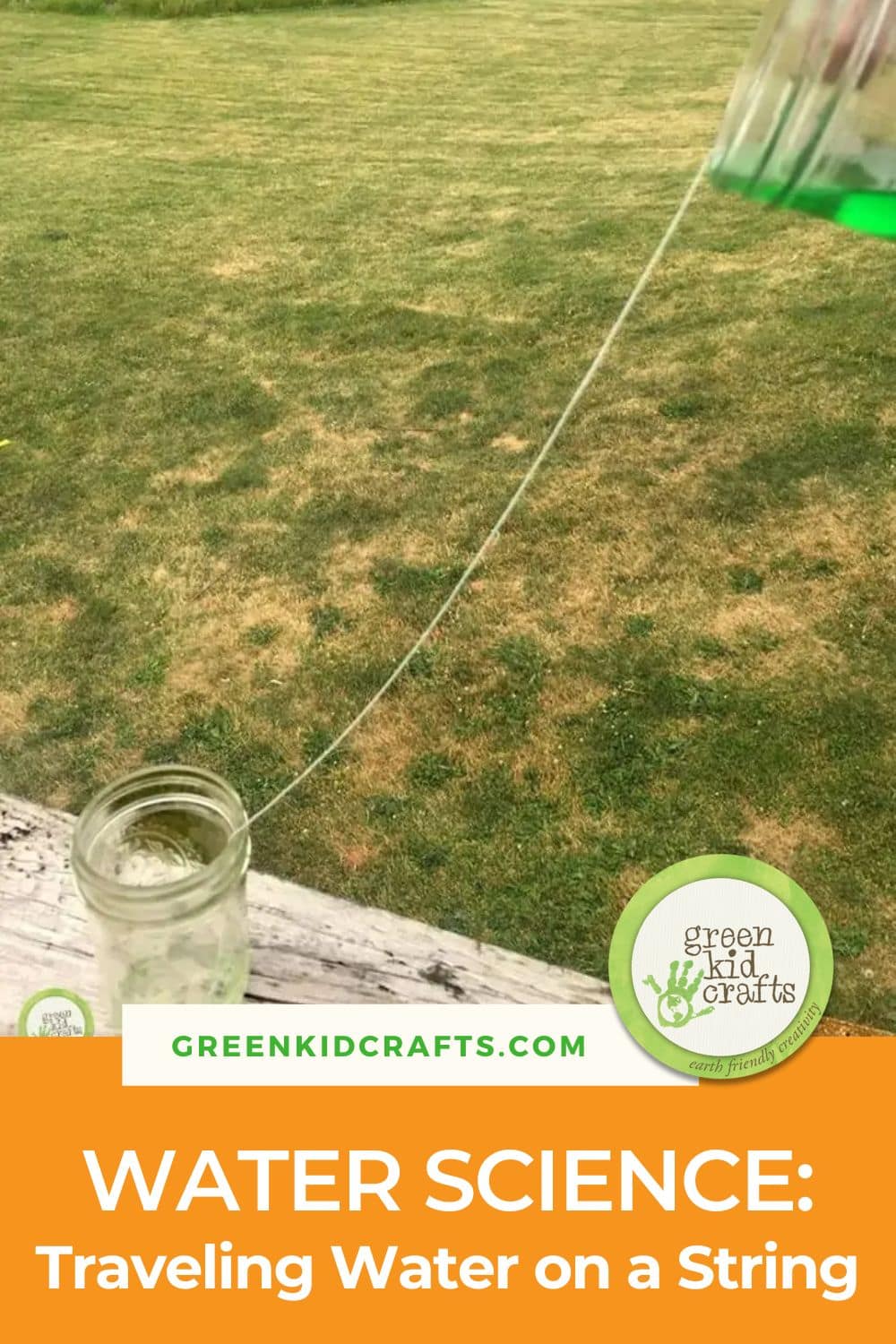 Water Science: Making Water Travel on a String - Green Kid Crafts