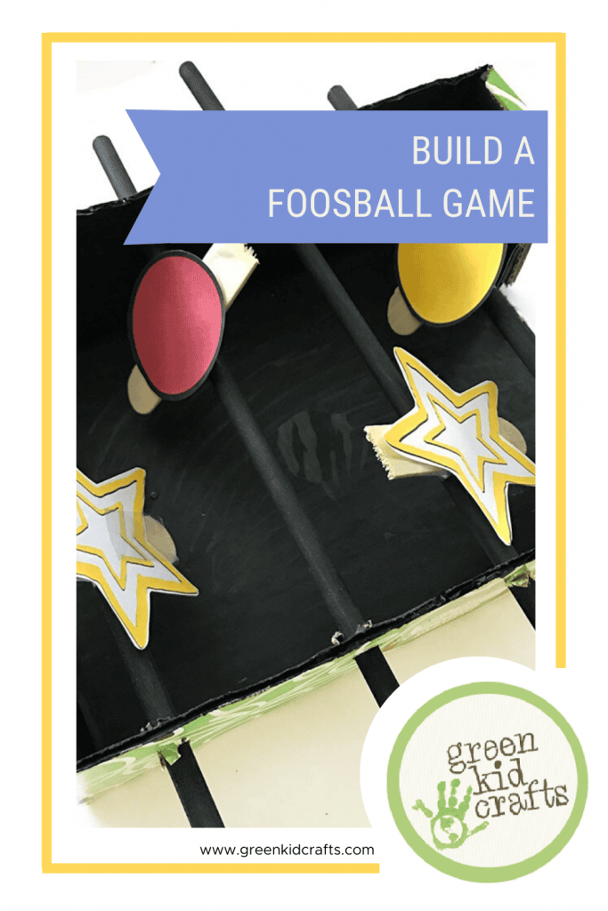 Green Kid Crafts Box Project: DIY Foosball Game - Green Kid Crafts