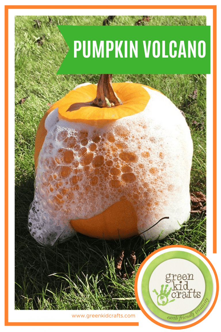 Pumpkin Volcano Science - Green Kid Crafts